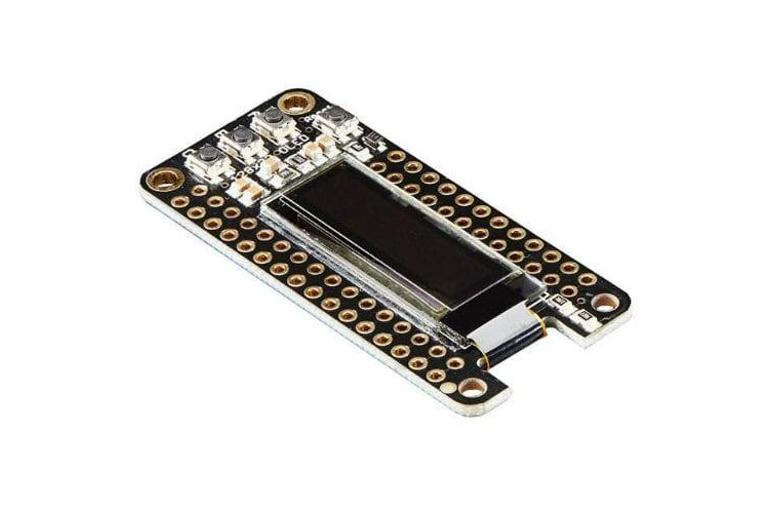 Adafruit FeatherWing OLED - 128x32 OLED Add-on For All Feather Boards